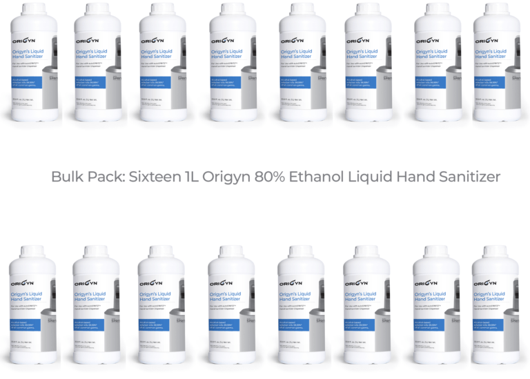Origyn’s Liquid Hand Sanitizer 1L Refill 16 Pack - Origyn