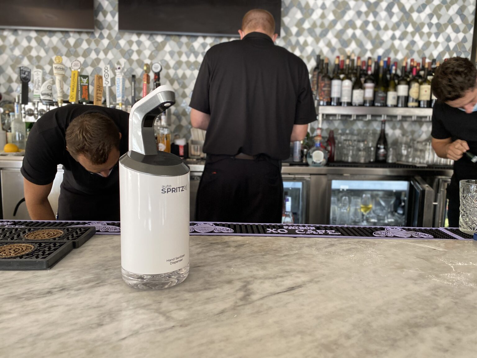 autoSPRITZ is the best Commercial Hand Sanitizer Stations - Origyn